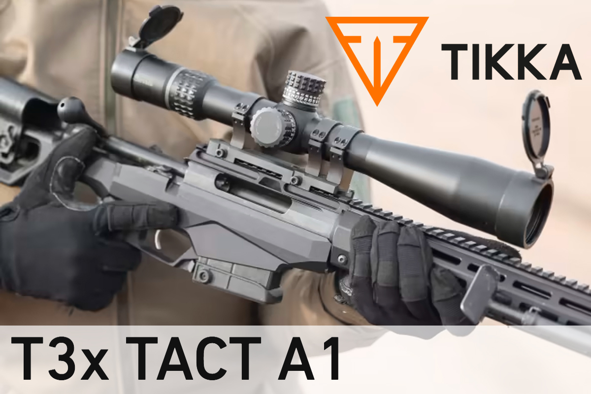Създадена за прецизна стрелба на големи дистанции Tikka T3x TACT A1
